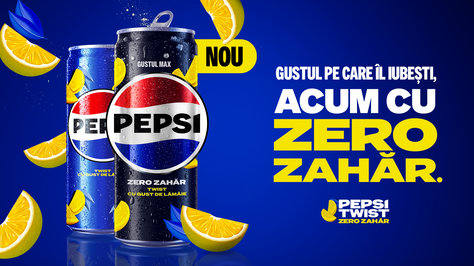 PepsiCo România anunță lansarea Pepsi Twist Zero Zahăr | PepsiCo Romania